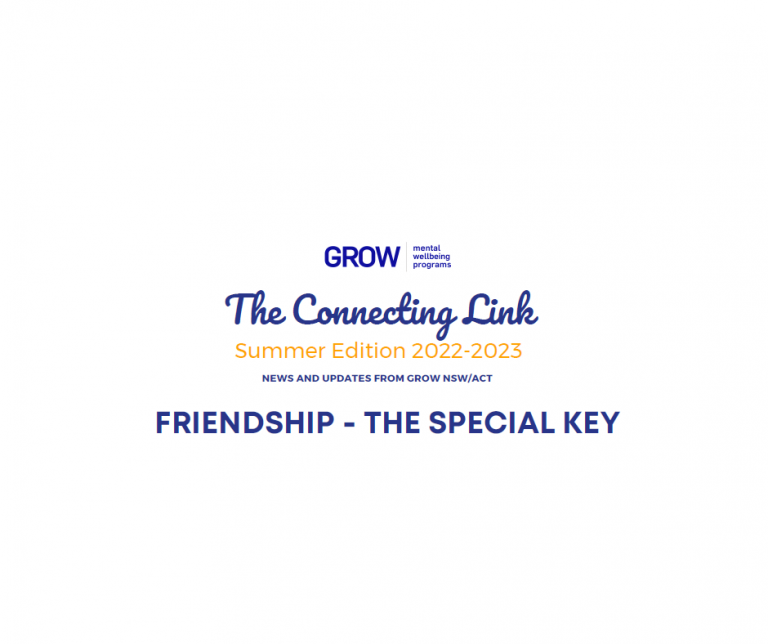 Peer support groups for mental health - GROW Australia